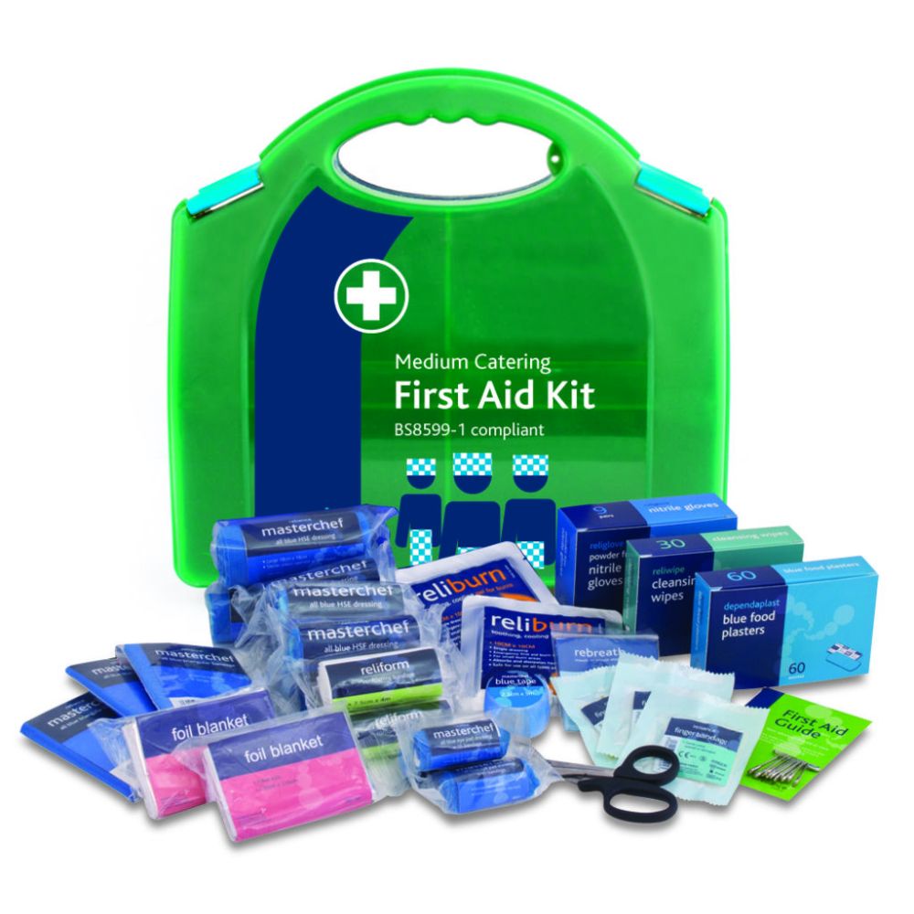 First Aid : Beaumont Medium BS Catering First Aid Kit BEA ...