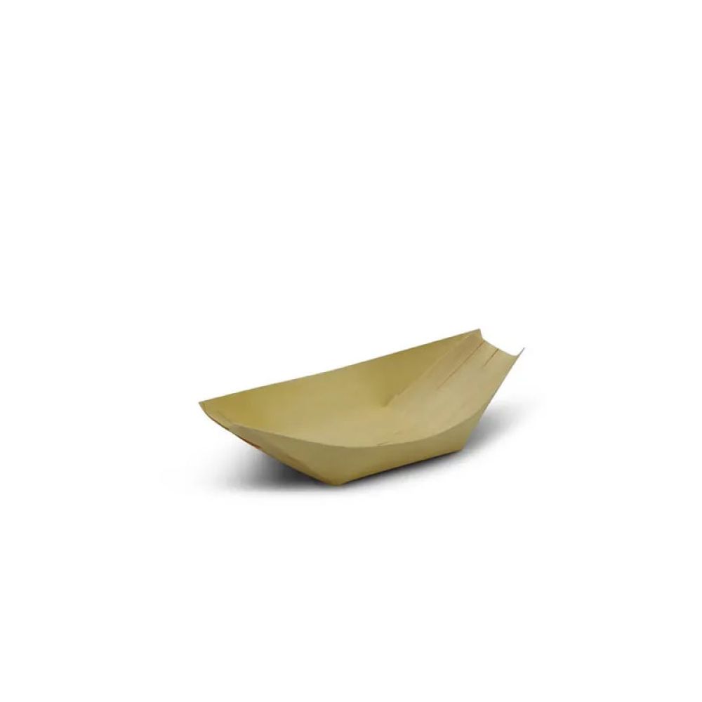 Environmental Friendly Tableware : Wooden Boat Tray 110x70x20mm ...