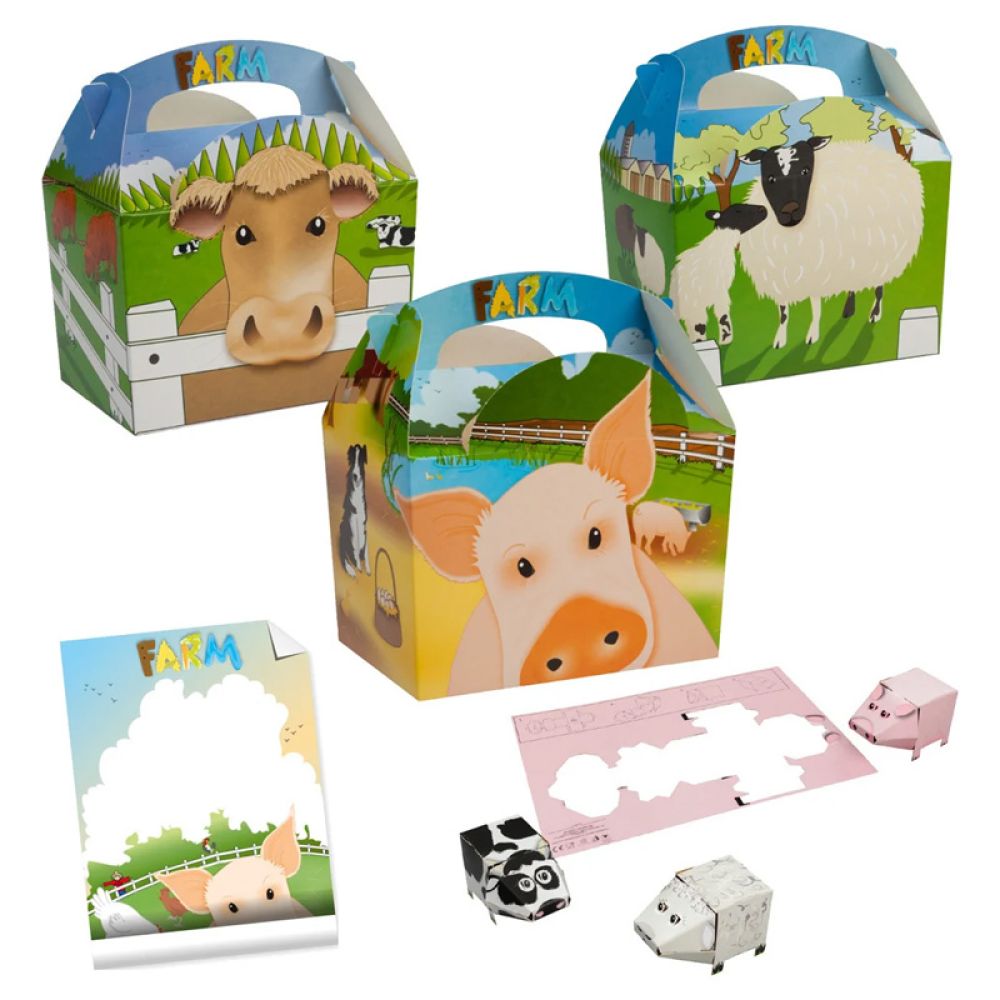 Takeaway Food : Farm Meal Boxes and Kits - Mix of 3 Box Designs ...