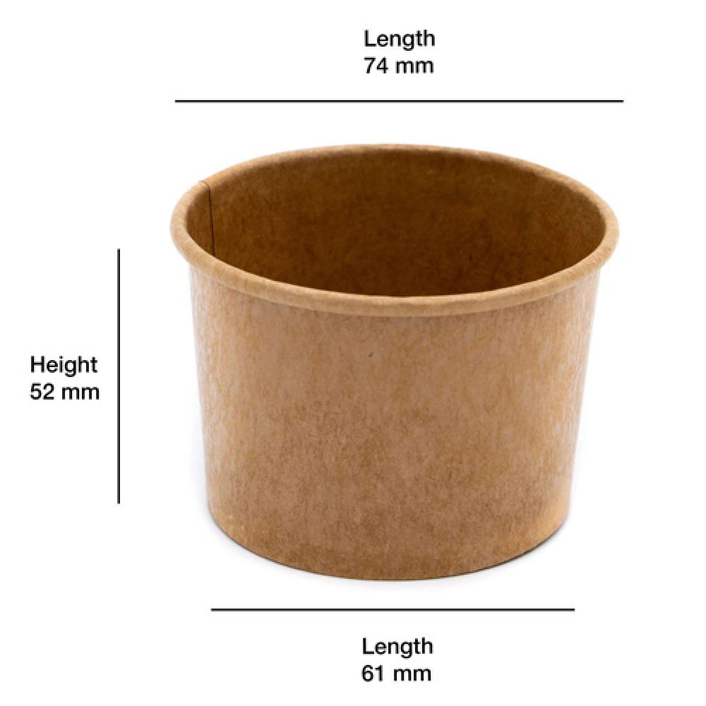 Takeaway Food : Kraft 4oz Portion Pot - Box 1000