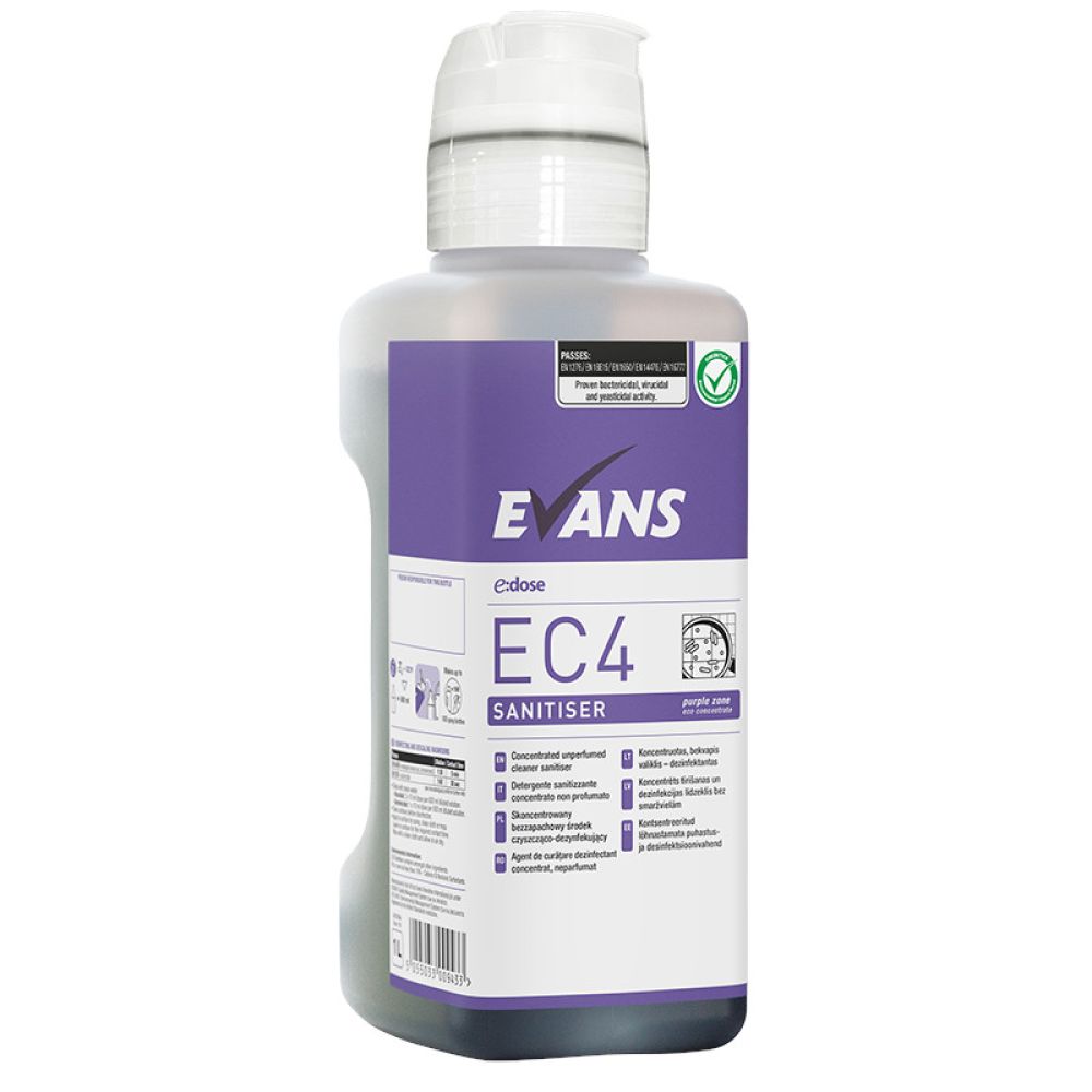 Bleach & Disinfectant : EC4 Evans Multi-Surface Cleaner ...