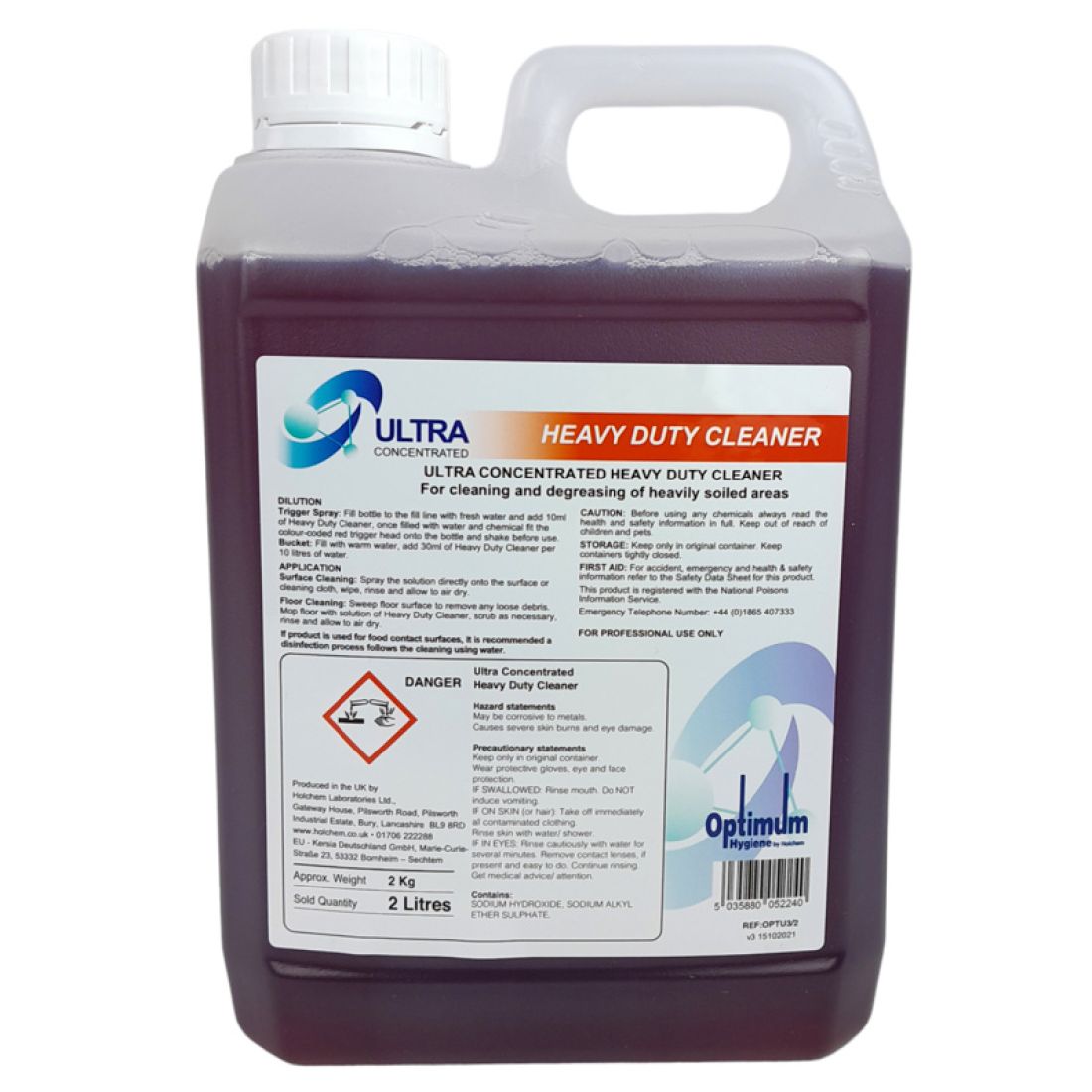 Kitchen Cleaning Chemicals : Optimum Ultra Concentrate Heavy ...