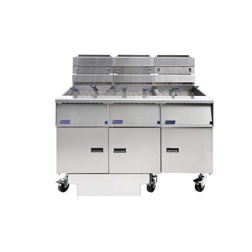 Free Standing Fryers : Solstice Triple Tank Fryer Natural ...