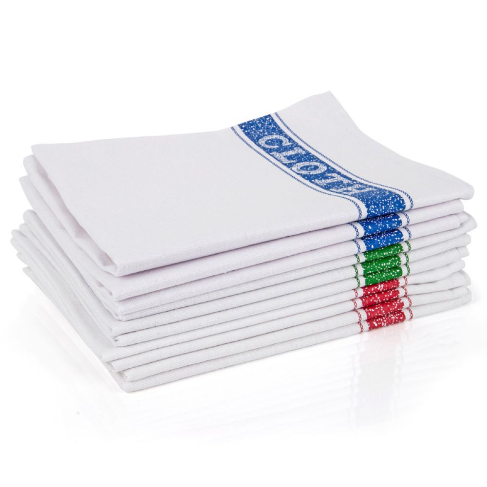 Traditional : Cotton Glass Cloth - 51 x 76cm - Pack of 10