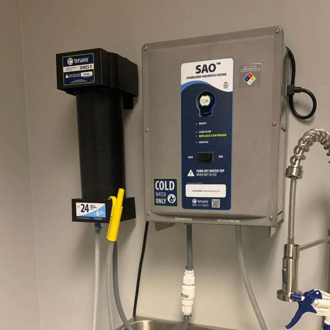 Machines : Tersano Stabilised Aqueous Ozone (SAO) Dispenser