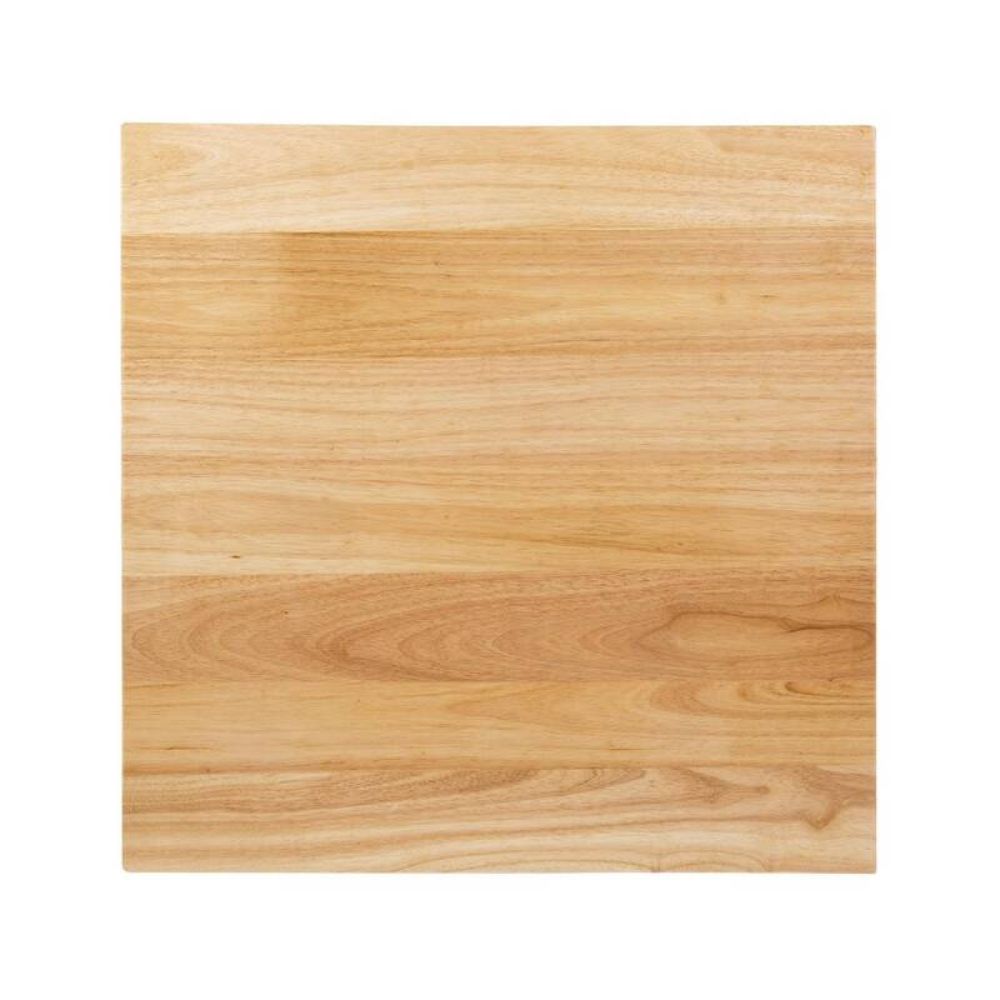 Tables : Bolero Pre-drilled Square Table Top Natural 700mm