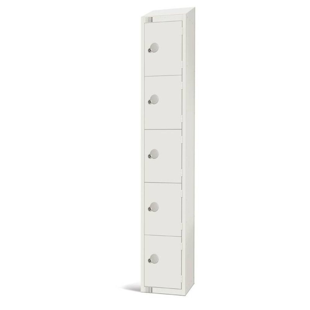 Lockers : Elite Five Door Coin Return Locker With Sloping ...